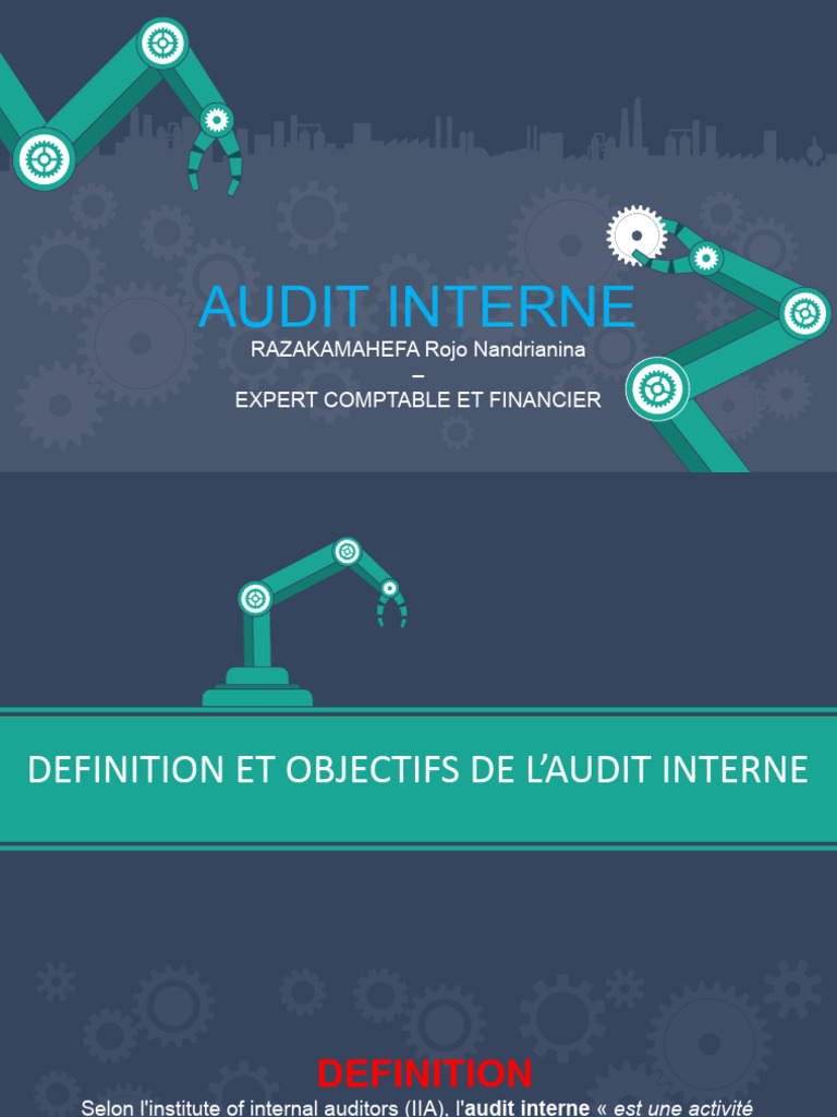 Objectifs et Étapes de l'Audit Interne | PDF | Audit | Audit interne