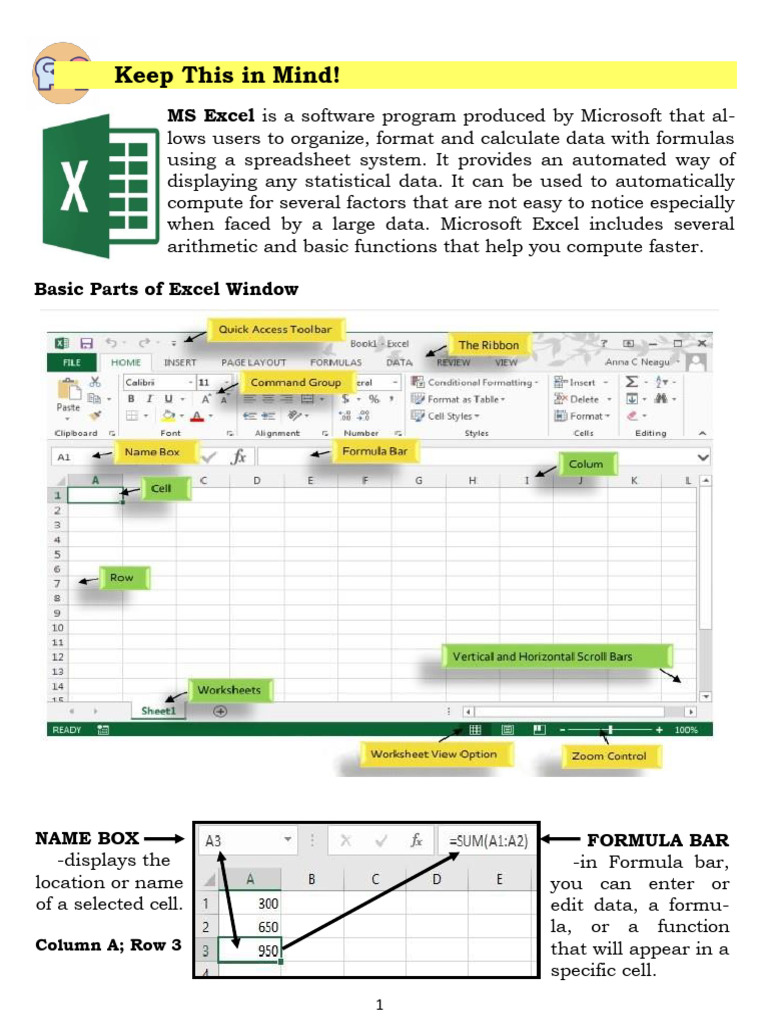 Microsoft-Excel-Notes | PDF | Microsoft Excel | Computing Microsoft-Excel-Notes | PDF | Microsoft Excel | Computing