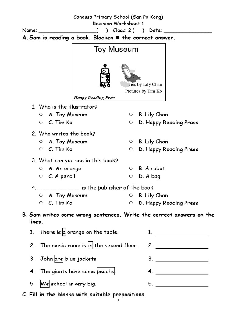 p2 Revision Ws 1 | PDF