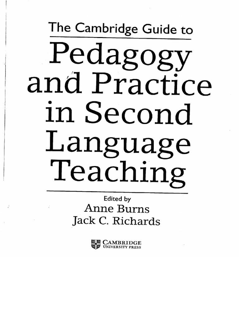 Pedagogy and Practice in ESL Teaching - Anne Burns | PDF