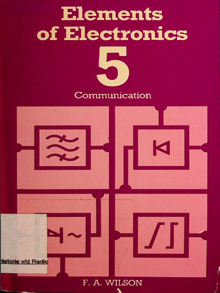89-Wilson-Elements of Electronics 5 Communication | PDF | Radio | Bandwidth (Signal Processing)
