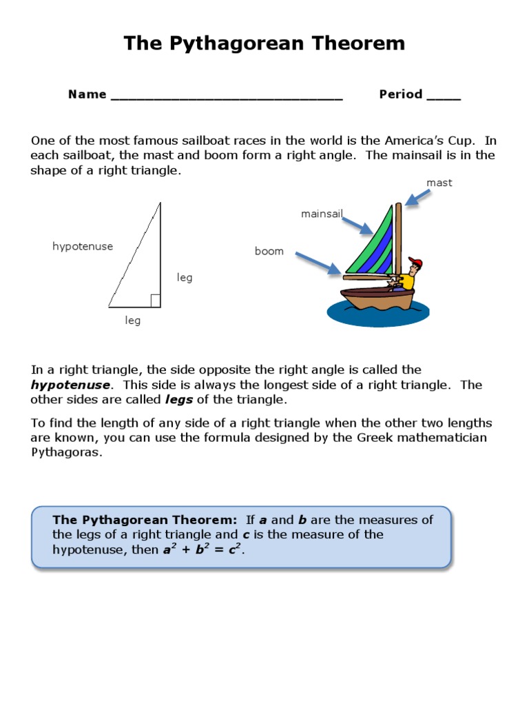 513 Pythagorean Worked Examples | PDF | Triangle Geometry | Geometric ...