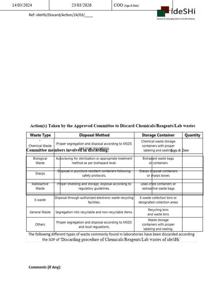 Top Sheet - Discard | PDF | Waste | Waste Management