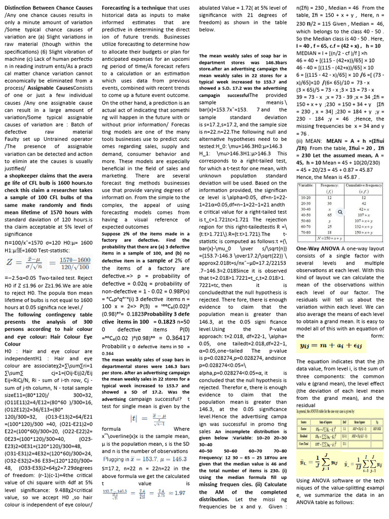 Bcs 040 | PDF | Forecasting | Standard Deviation