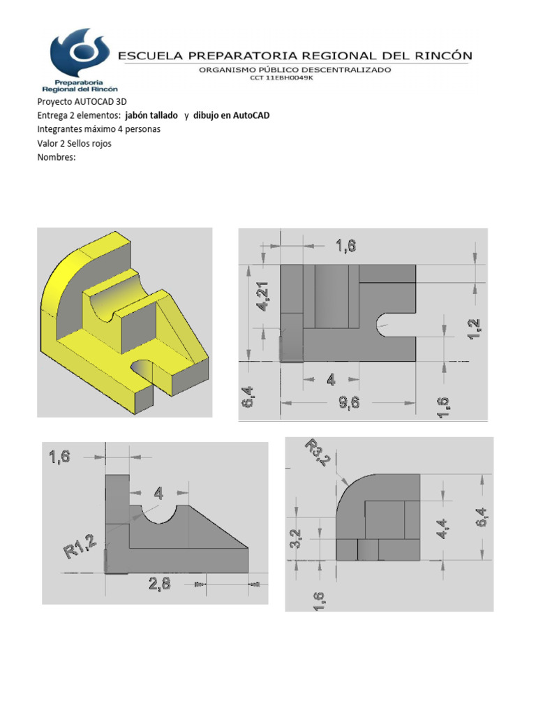 Proyecto AUTOCAD 3D | PDF