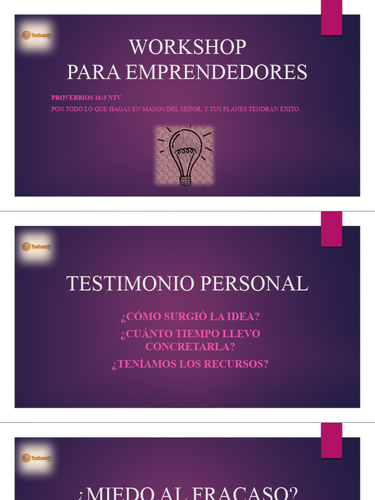 Taller de Emprendimiento | PDF | Iniciativa empresarial Taller de Emprendimiento | PDF | Iniciativa empresarial