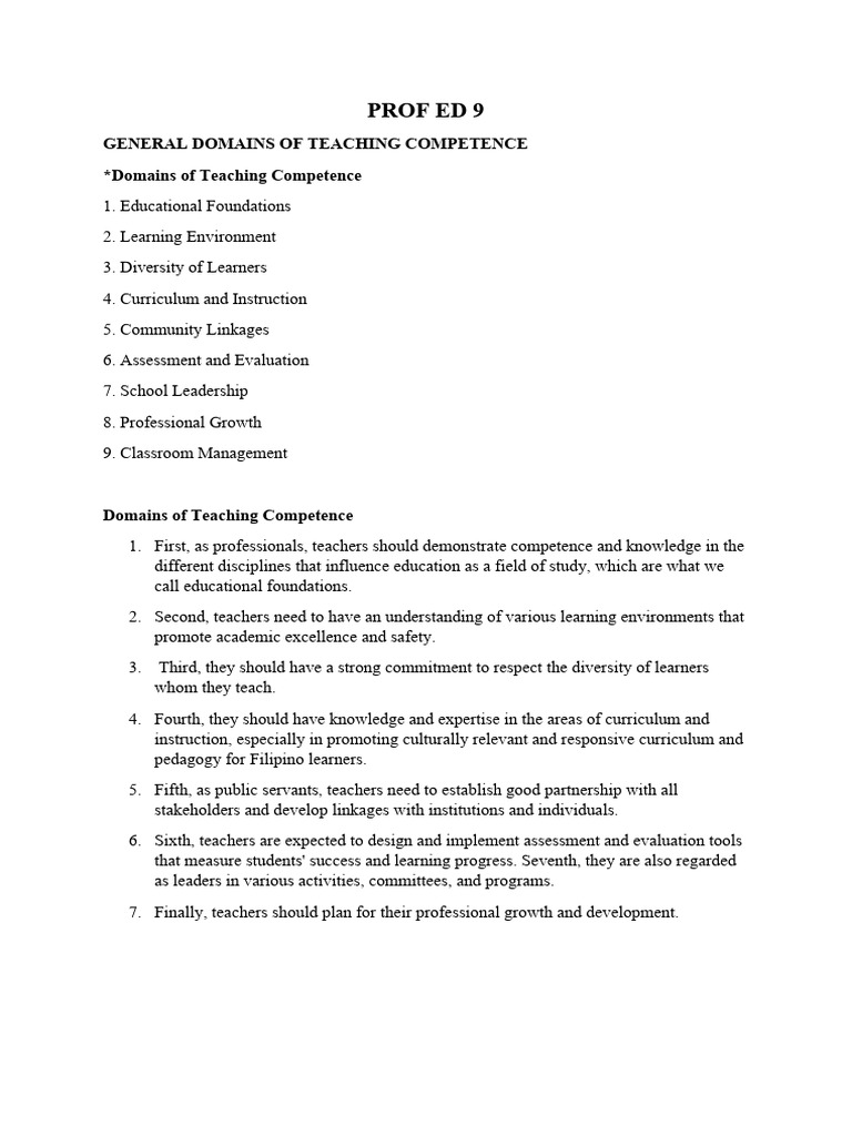 Prof Ed 9 and 10 | PDF | Learning | Teachers