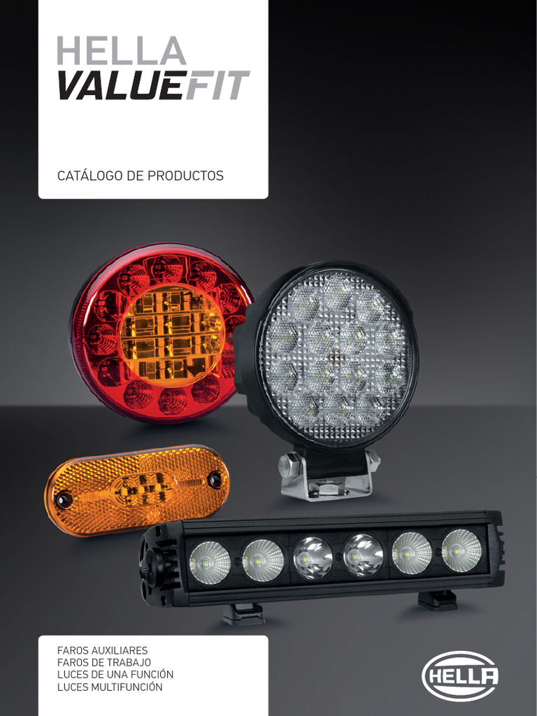HELLA ValueFit Brochure SP 2016 LRes | PDF | Diodo emisor de luz | Óptica
