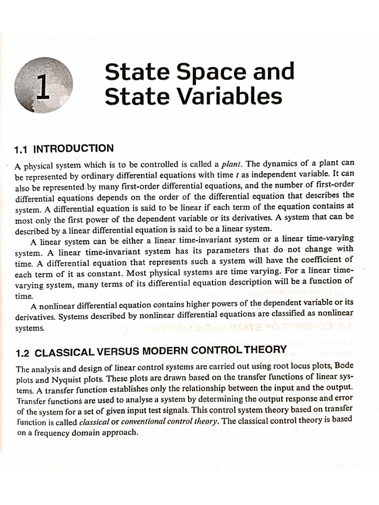 State | PDF | Control Theory | Nonlinear System