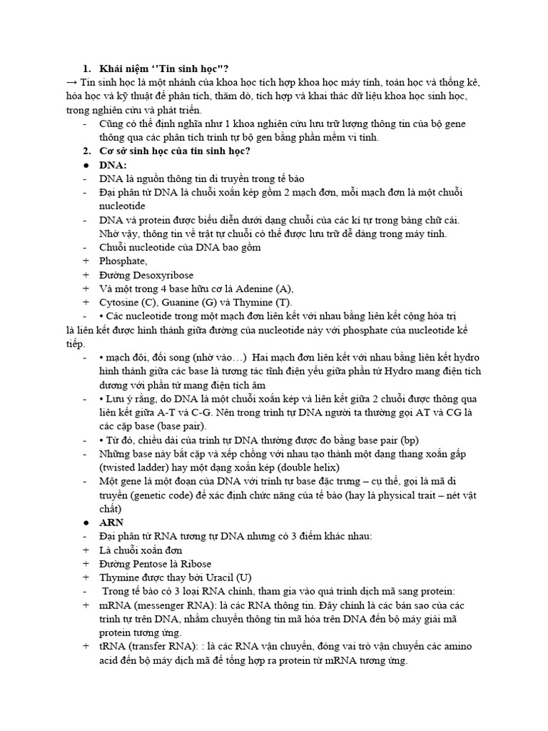 Bioinformatics | PDF