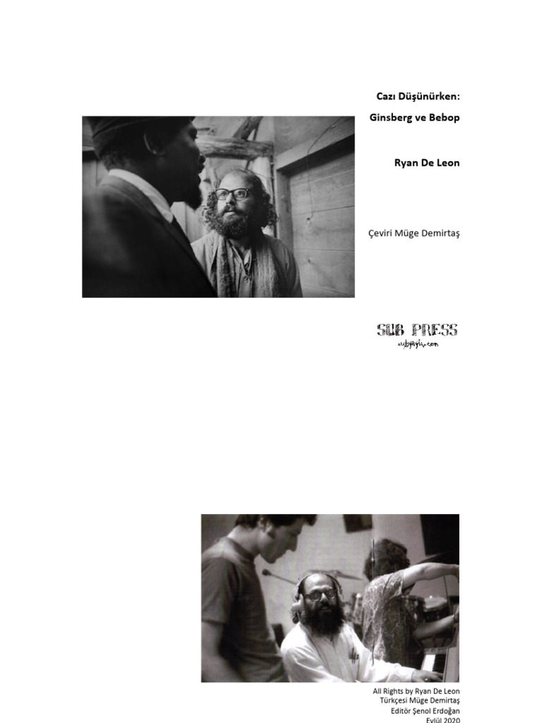 Cazı Düşünürken Ginsberg Ve Bebop, Ryan de Leon | PDF