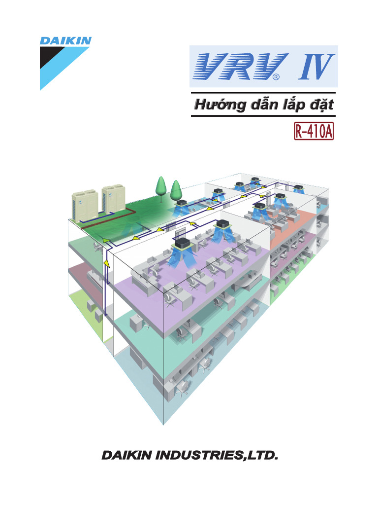 VRV4-Huong Dan Lap Dat - VRV Installation | PDF