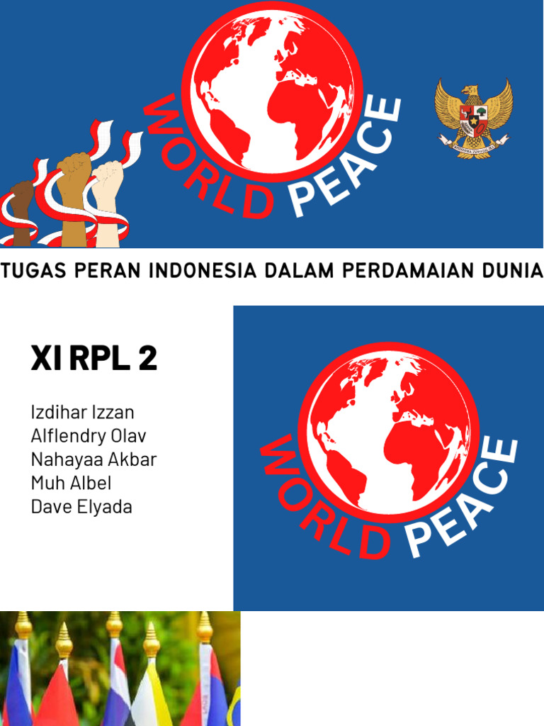 World Peace (Peran Indonesia Dalam Perdamaian Dunia | PDF