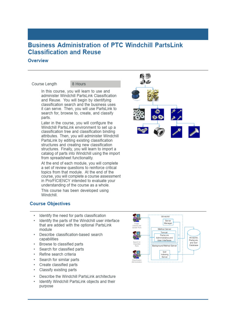 Windchill PartsLink Classification Course | PDF | Modular Programming ...