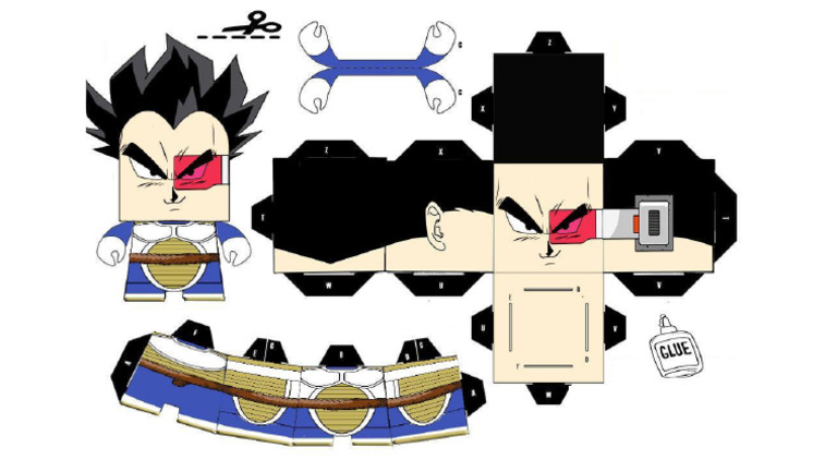 Papercraft Vegeta PDF | PDF