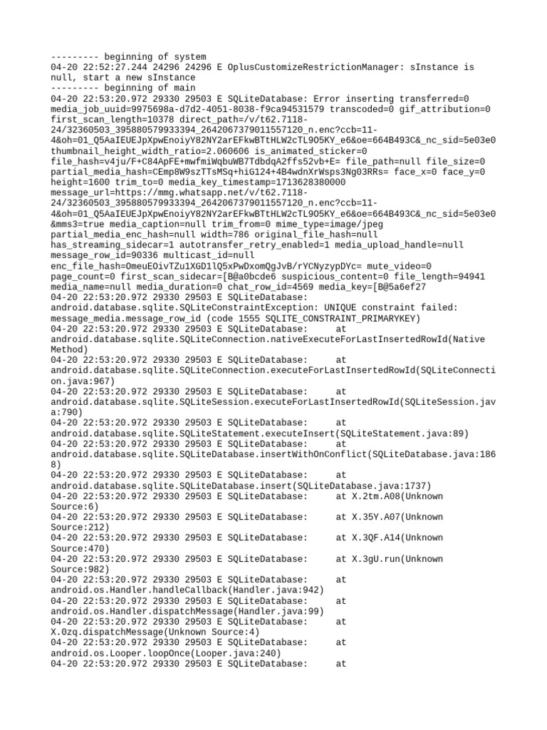 Logcat | Download Free PDF | Java (Programming Language) | Android (Operating System)