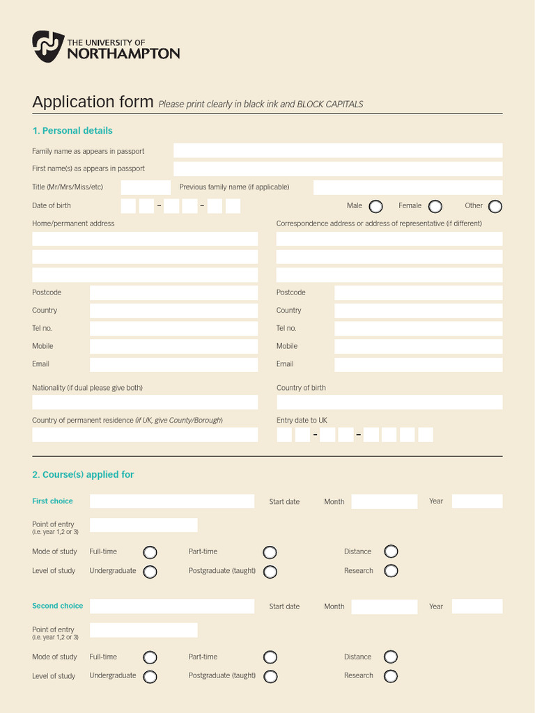 1016 International Application Form v8-pdf-2907085027 | Download Free PDF | Disability ...