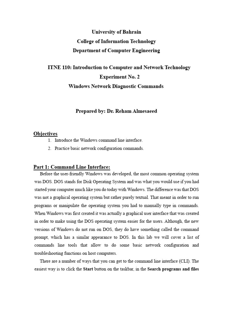 110 - Exp - 2 - Updated 2 | PDF | Command Line Interface | Ip Address