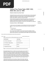 VW-1 Flame Test Overview and Standards | PDF