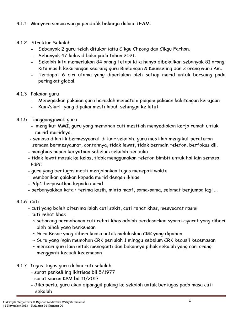 Minit Mesyuarat Kali Pertama 3 2022 Versi BM 7 | PDF