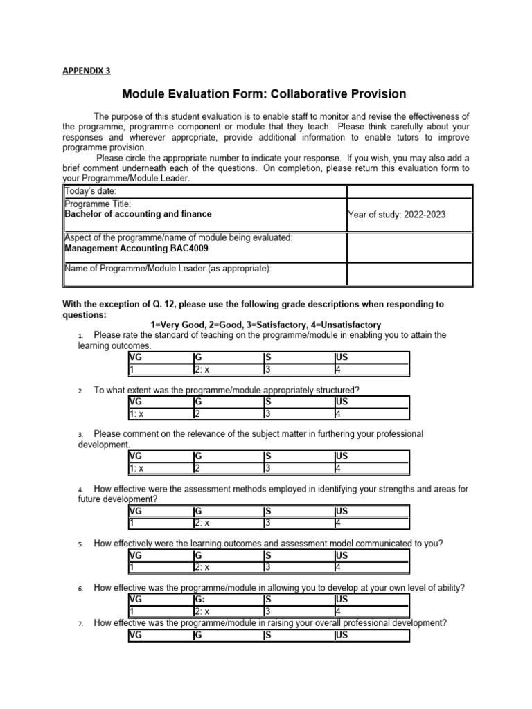 8C.MA.Module-Evaluation-Form-by-student.-2023 (1) | PDF | Evaluation ...