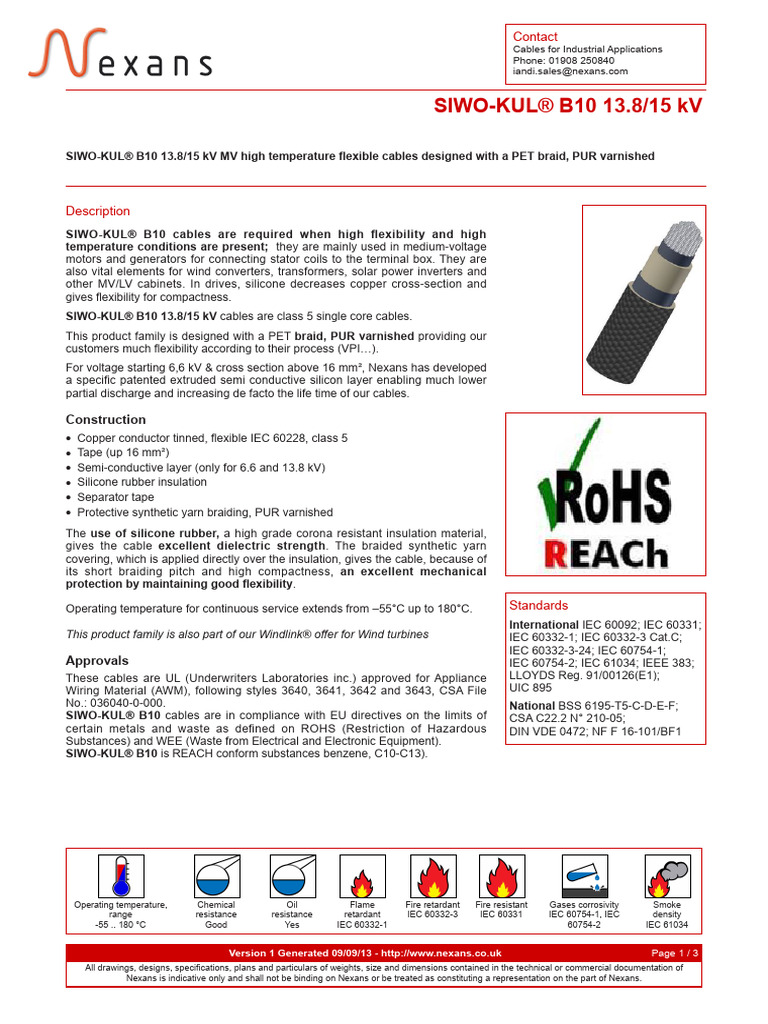 0406 Siwo-Kul B10 13 - 8-15kV | PDF | Insulator (Electricity) | Electrical Conductor