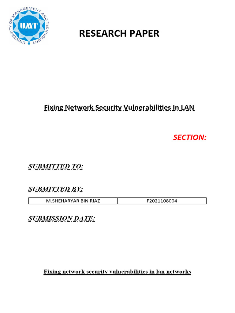 Reasearch | PDF | Vulnerability (Computing) | Secure Shell