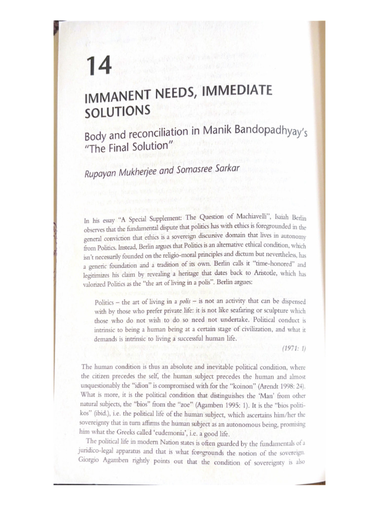 Final Solution | PDF