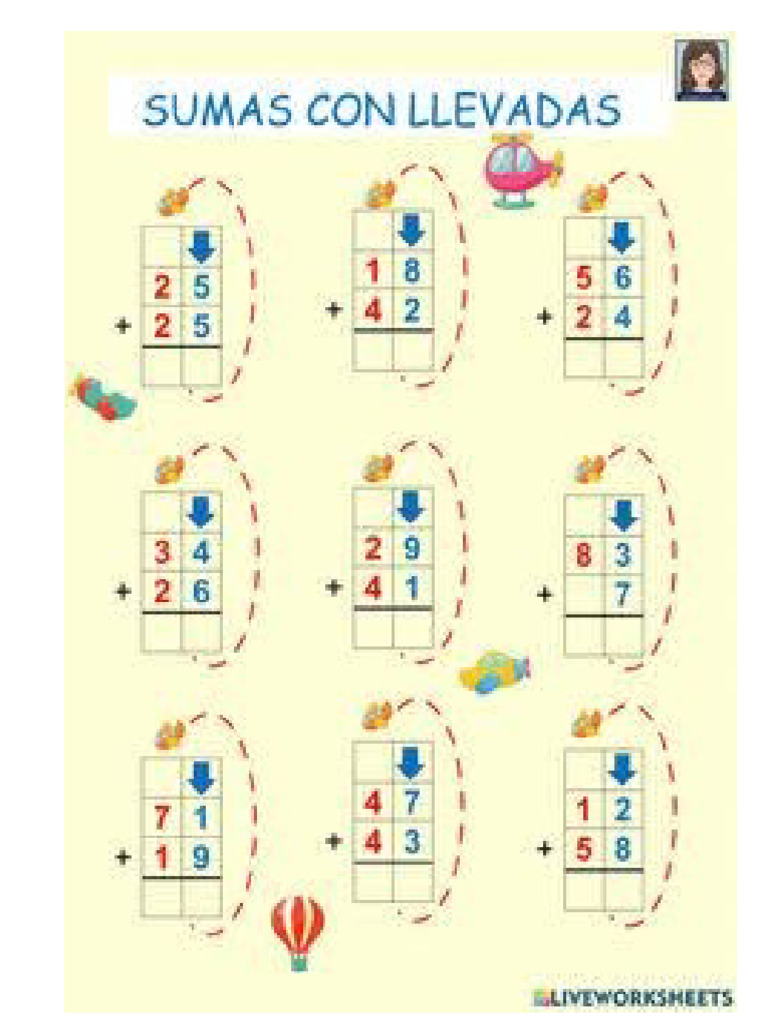 Ejercicios de Sumas | PDF