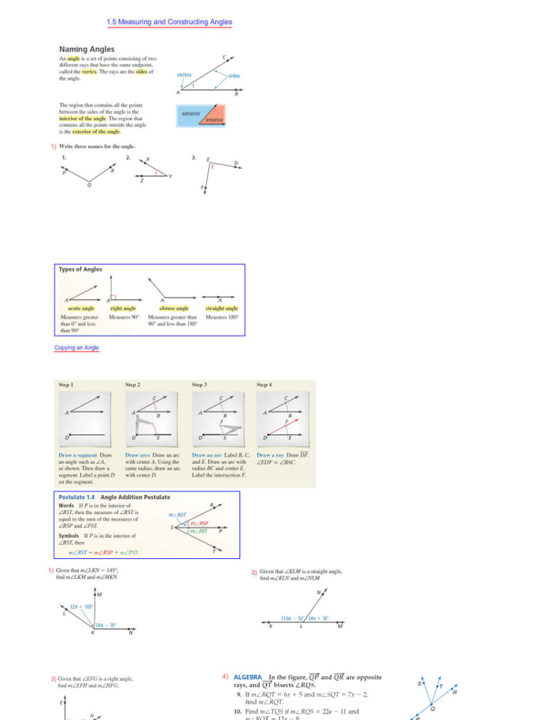 Chapter 1 - Geometry | PDF