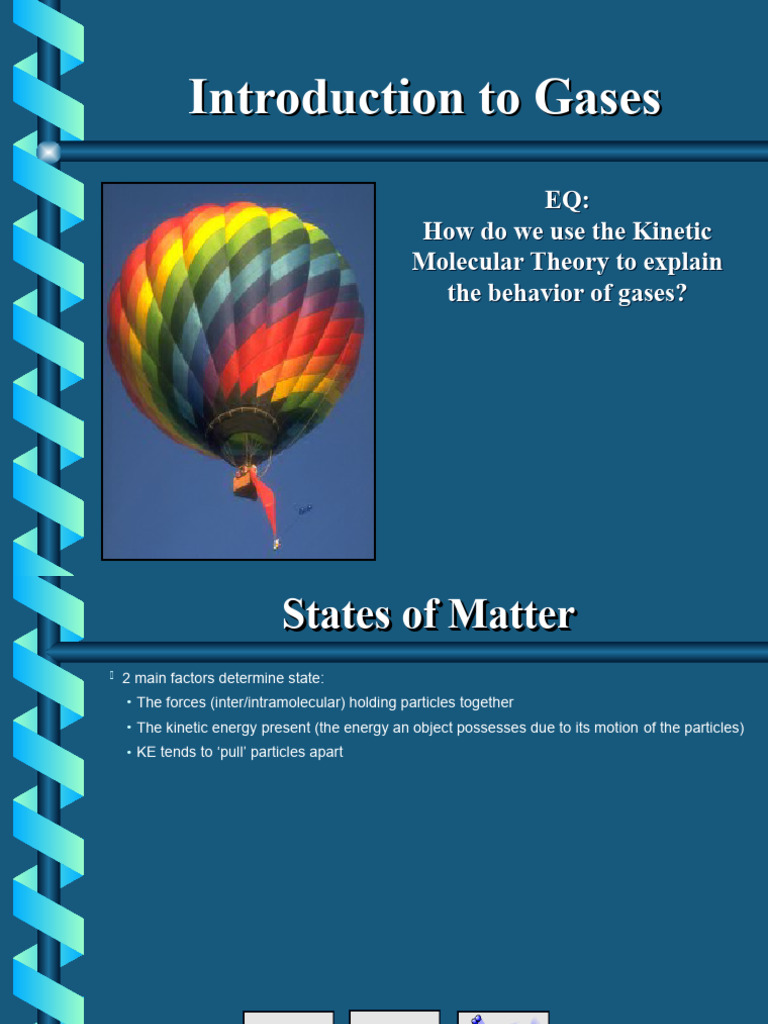 Intro To Gases and Gas Laws | PDF | Gases | Pressure