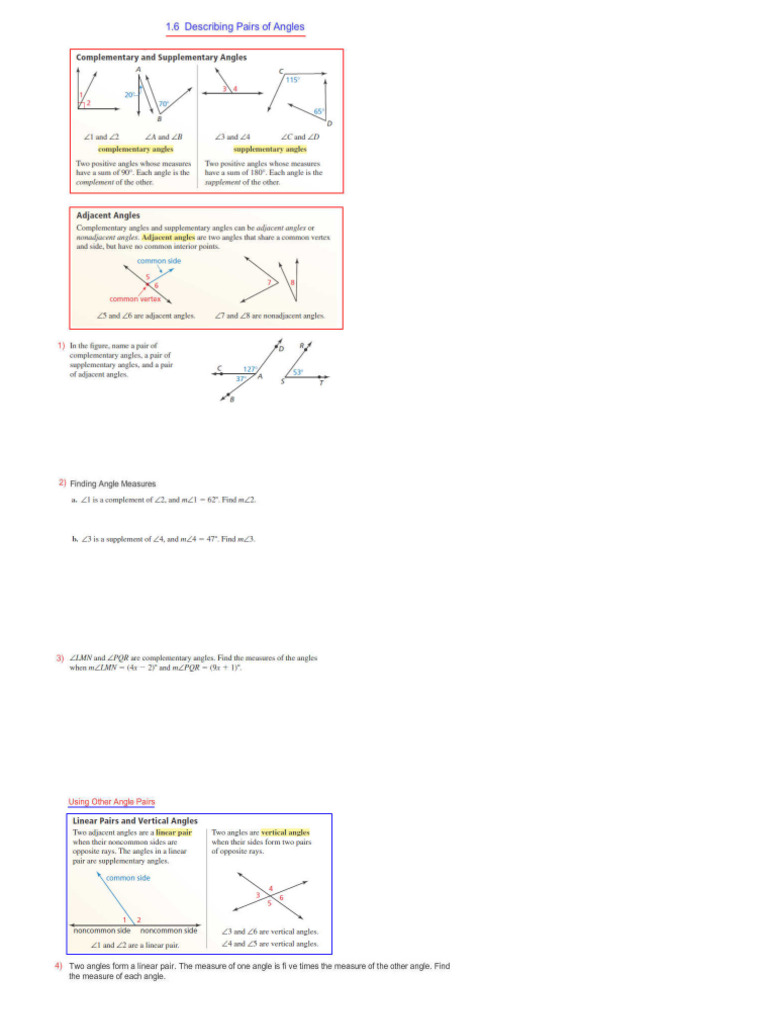 Chapter 1 - Geometry | PDF