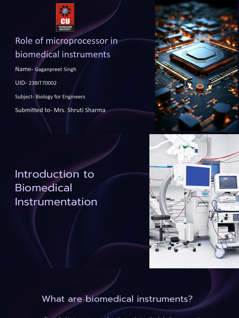 Microprocessor | PDF | Medical Imaging | Central Processing Unit