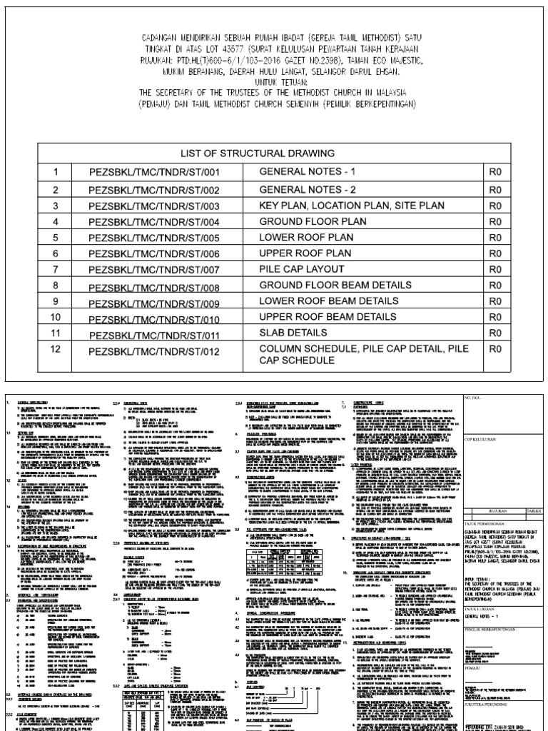 Tender Structure Drawing TMC - 27072023 | PDF