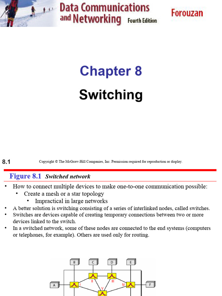 Switching | Download Free PDF | Computer Network | Packet Switching