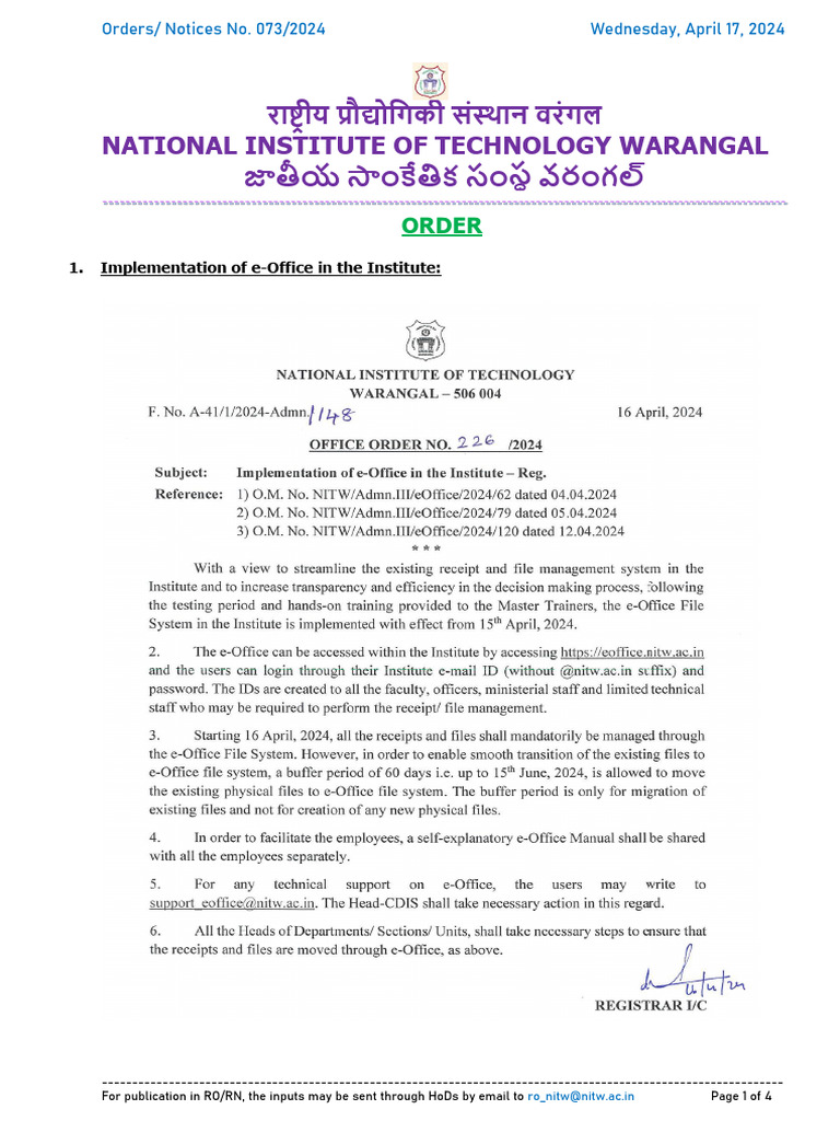 Routine Order | PDF | Vocational Education | Academia