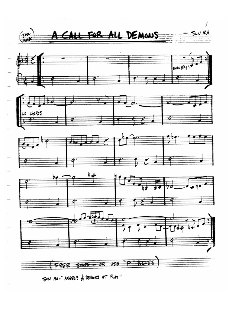 A Call For A Demons | PDF