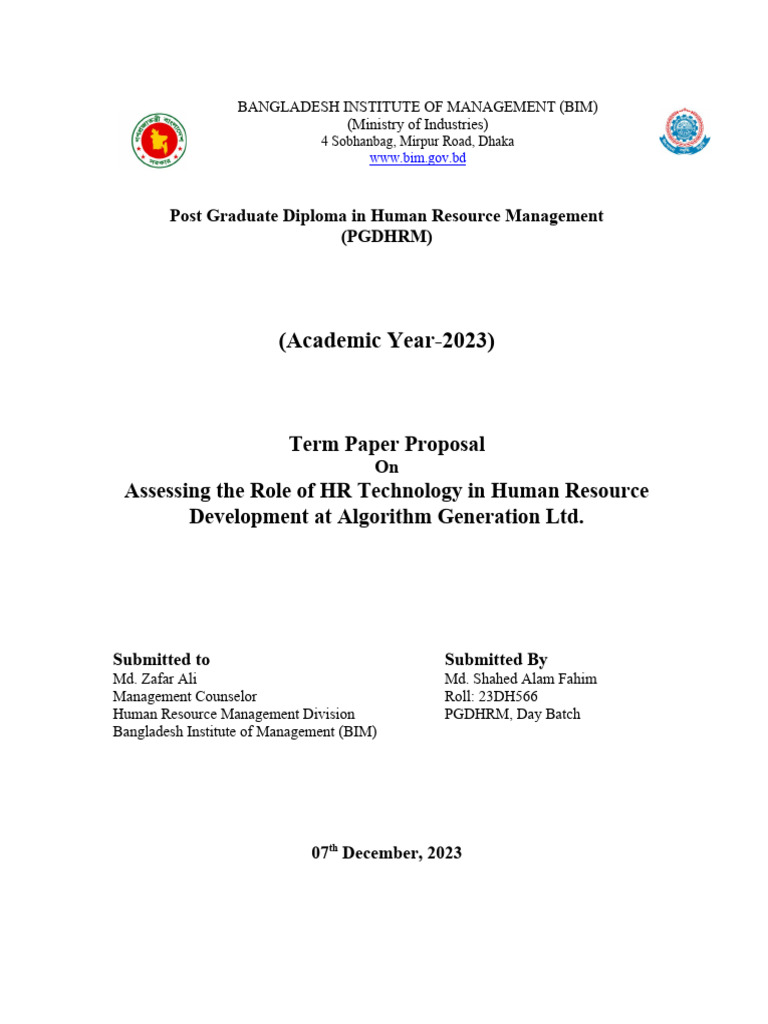 HR Technology in Human Resource Development | PDF | Human Resources ...
