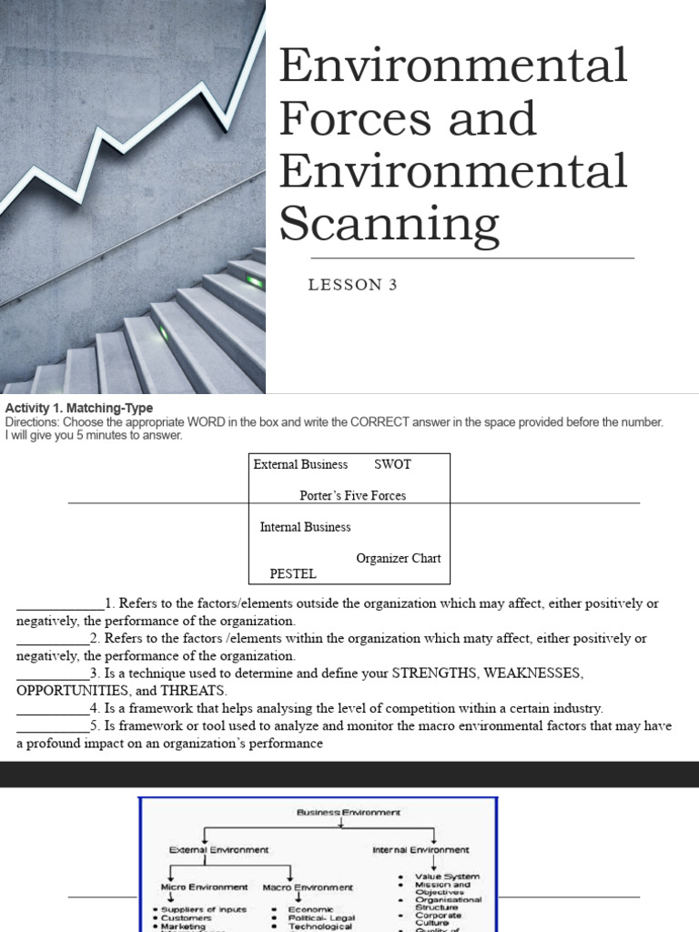 Environmental Forces and Environmental Scanning | PDF | Marketing ...