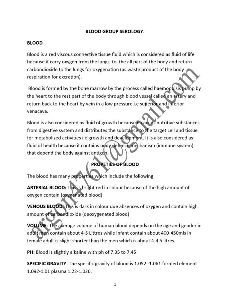 Blood Group Serology | PDF | Blood Type | White Blood Cell