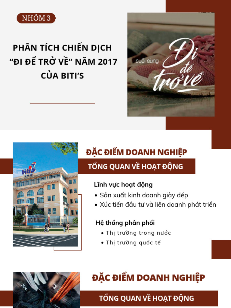 - Nhóm 3 - Phân Tích Chiến Lược - Đi Để Trở Về - 2017 Của Biti's | PDF