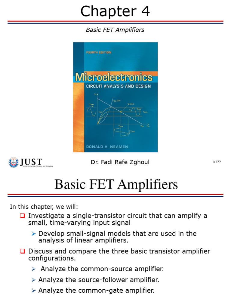 Chapter Four | PDF | Mosfet | Electrical Network