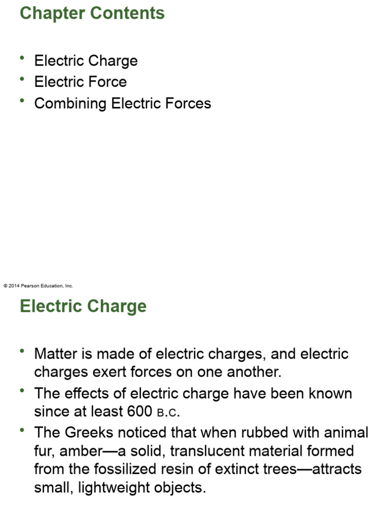 CH - 19 - Electric - Charges - and - Forces 2222 | PDF | Electric ...