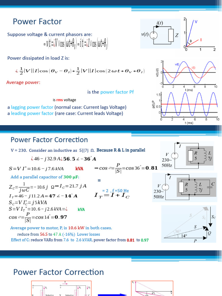Understanding Power Factor Correction | PDF | Rectifier | Electric Power