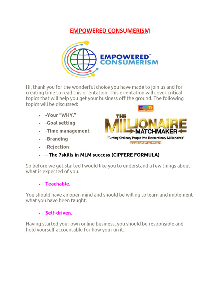 Empowered Consumerism 1 | PDF | Social Media | Popular Culture & Media ...