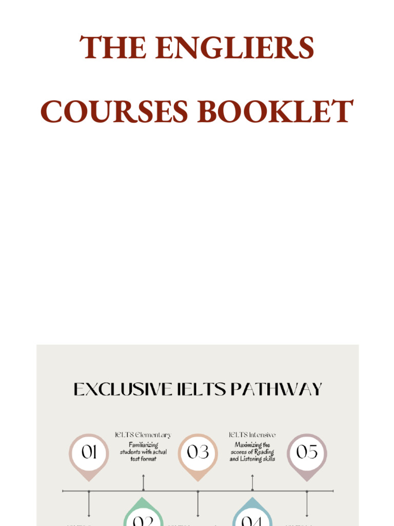 The Engliers - Courses Booklet | PDF
