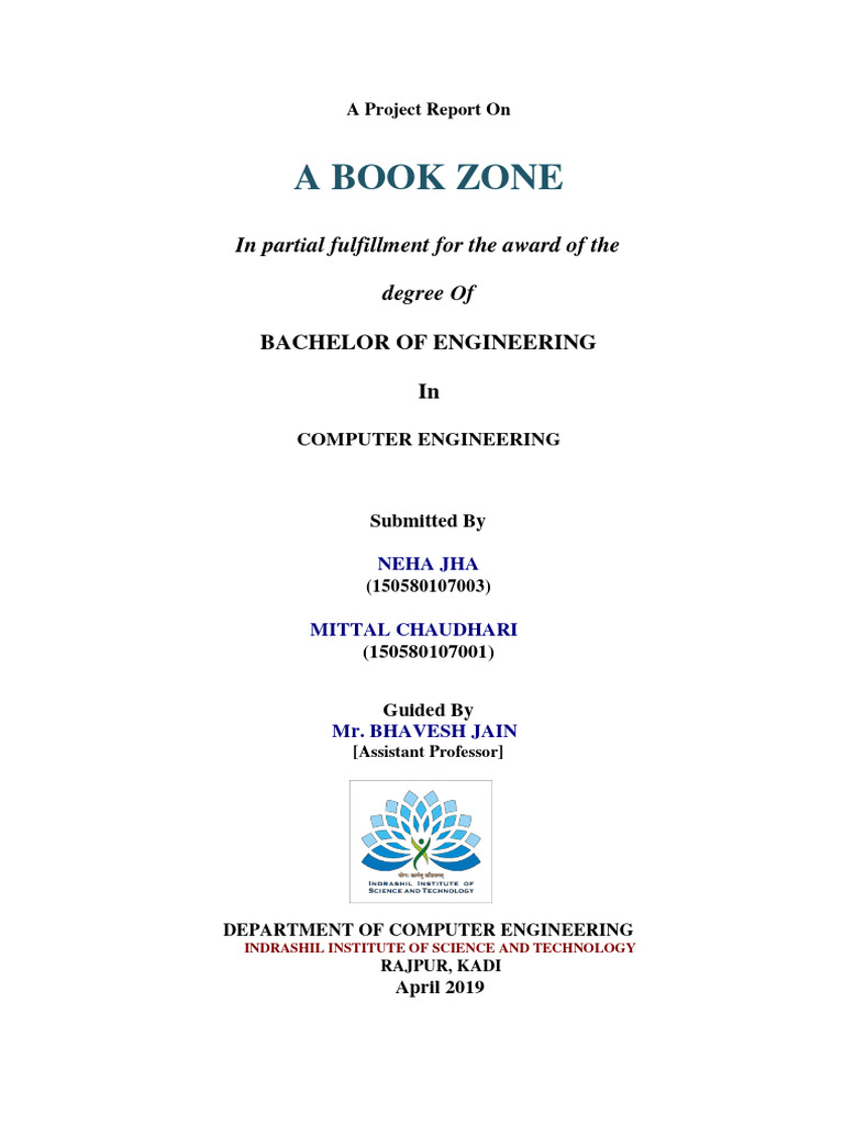 Project Report of 8th Sem | PDF | Java (Programming Language) | Use Case