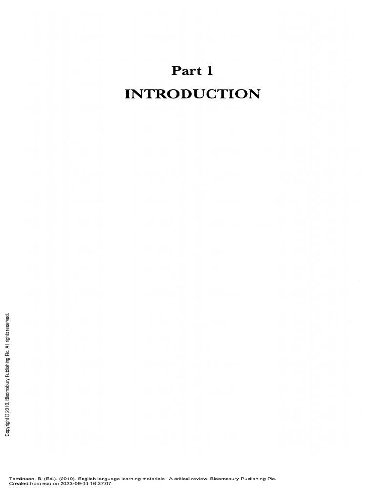 Aquisition and Materials | PDF | Learning | Language Acquisition