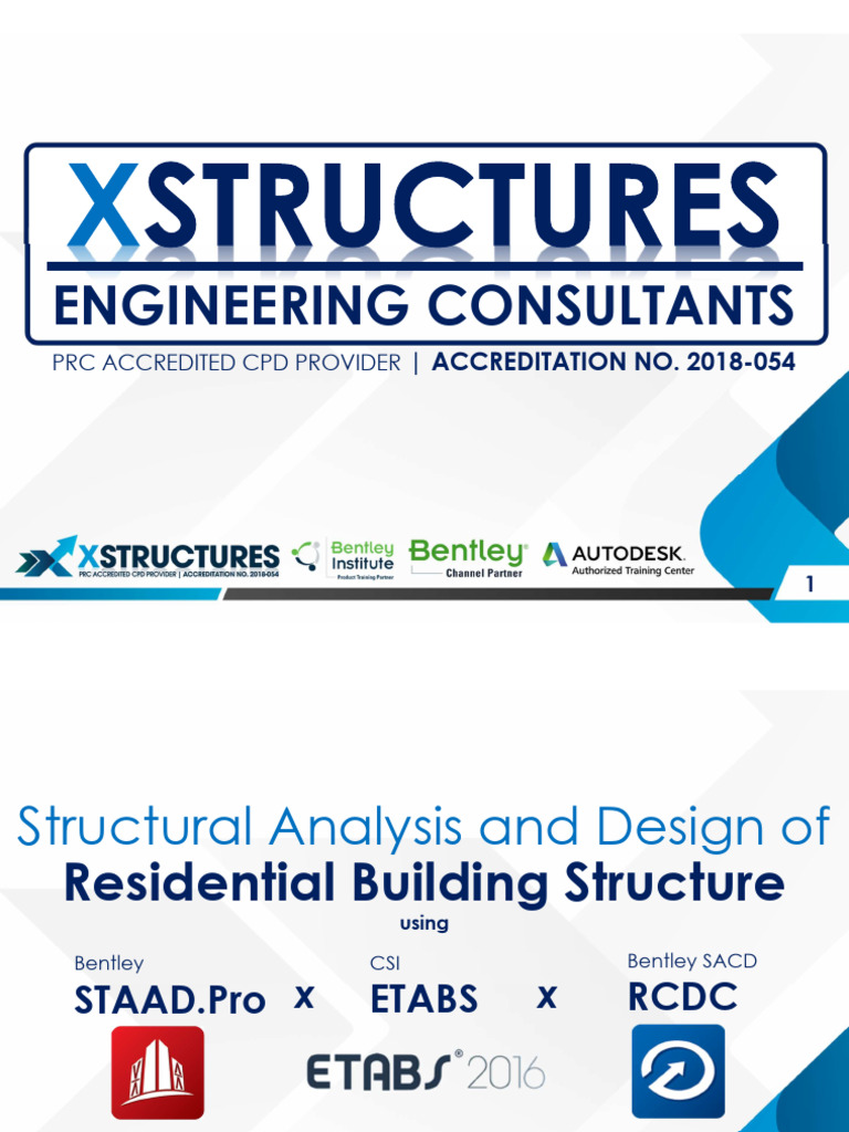STAADxETABSxRCDC Residential Building Manual v2.0 | PDF | Strength Of ...