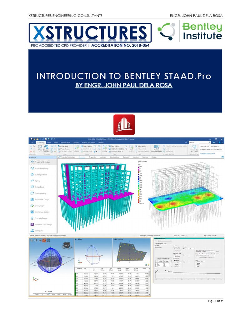 STAAD.Pro User Guide and Tips | PDF | Computing | Software